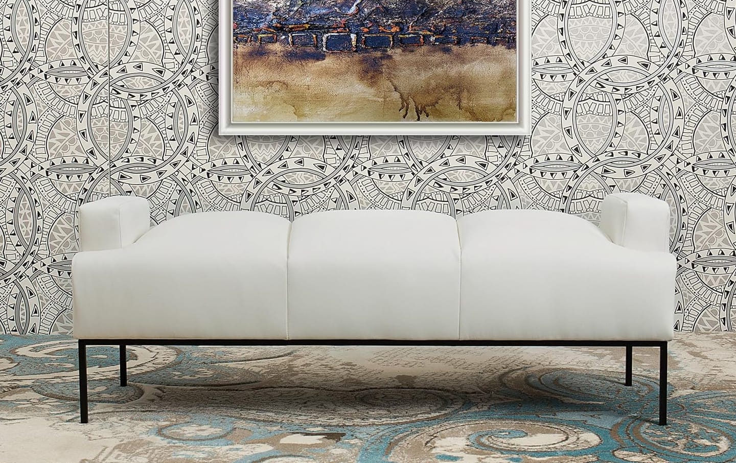 Carla Stone Accent Bench - Jasons Furniture Outlet